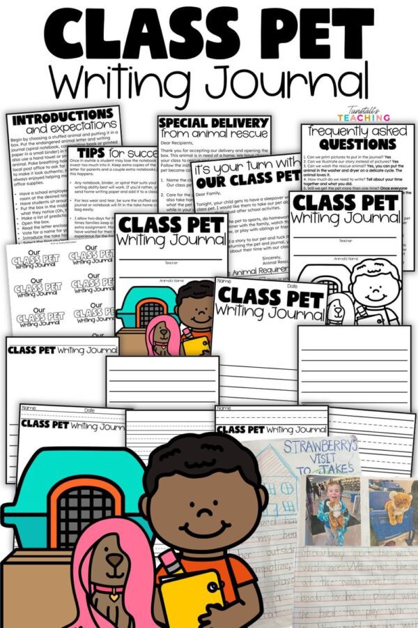 Class Pet Writing Journal - Tunstall's Teaching