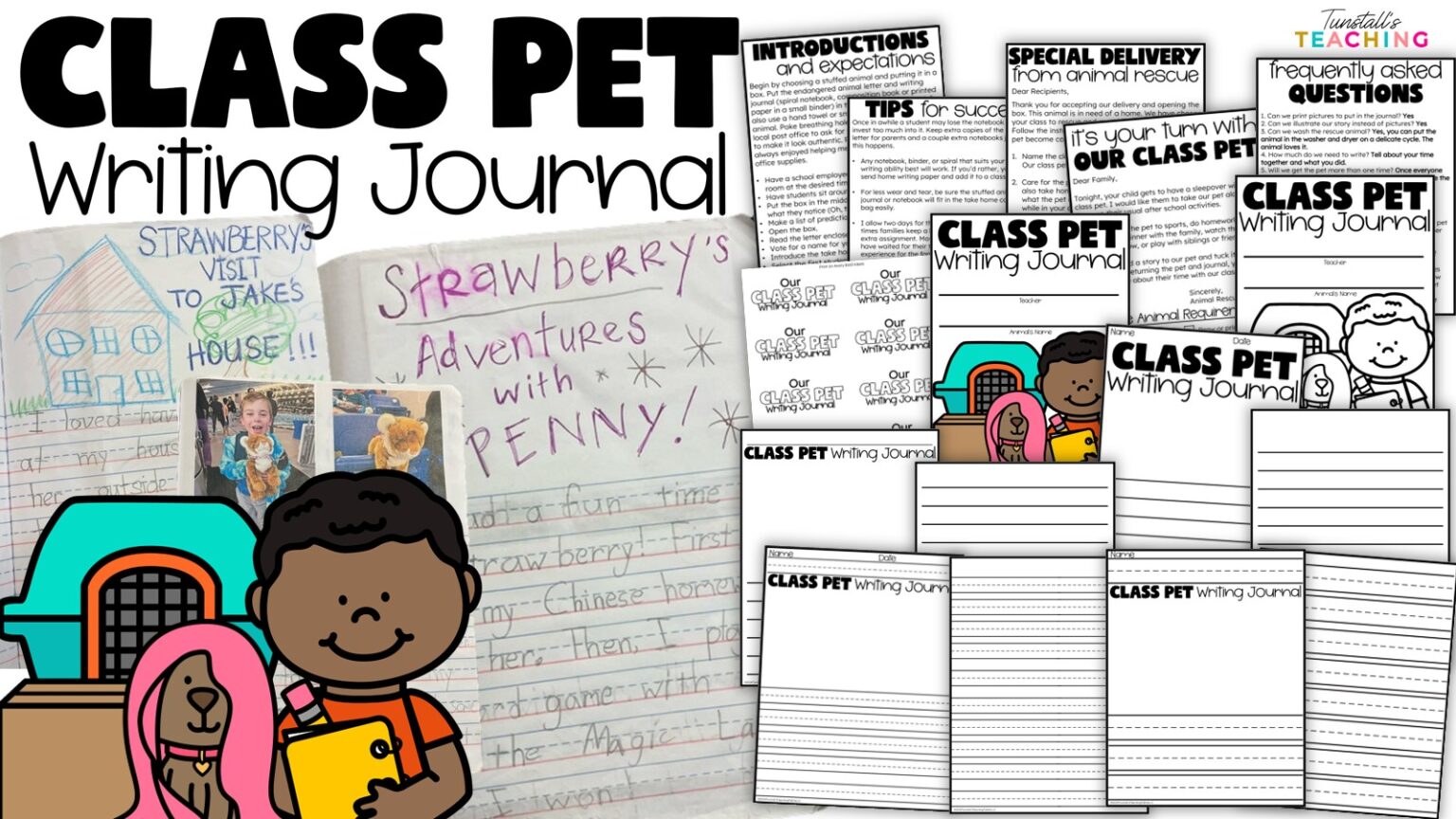 Class Pet Writing Journal - Tunstall's Teaching