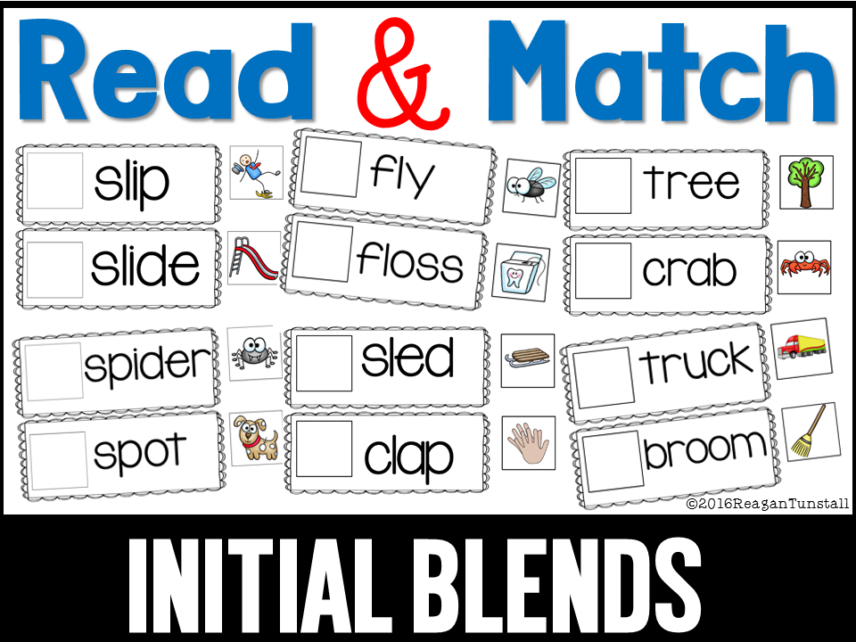 Read and Match Pocket Chart Cards - Tunstall's Teaching