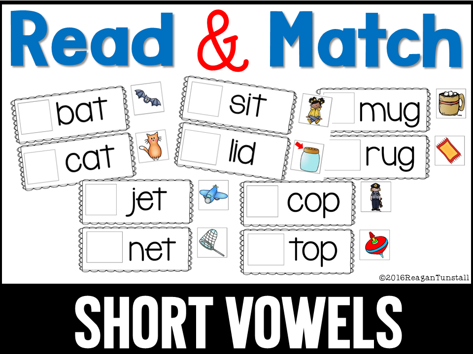 Read and Match Pocket Chart Cards - Tunstall's Teaching
