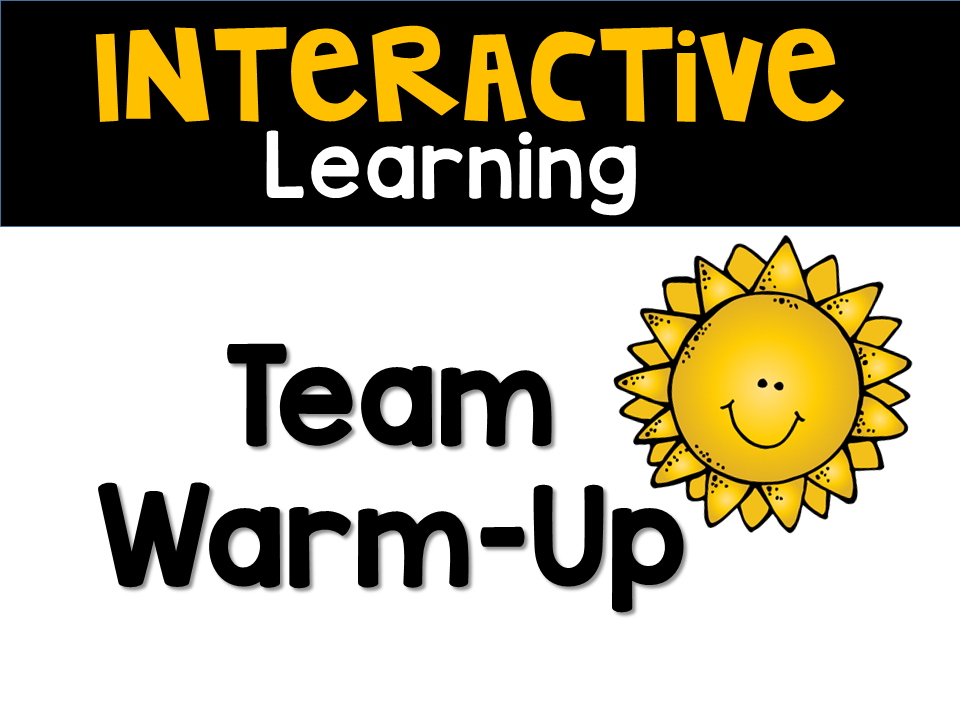 Team Building Warm-Ups - Tunstall's Teaching