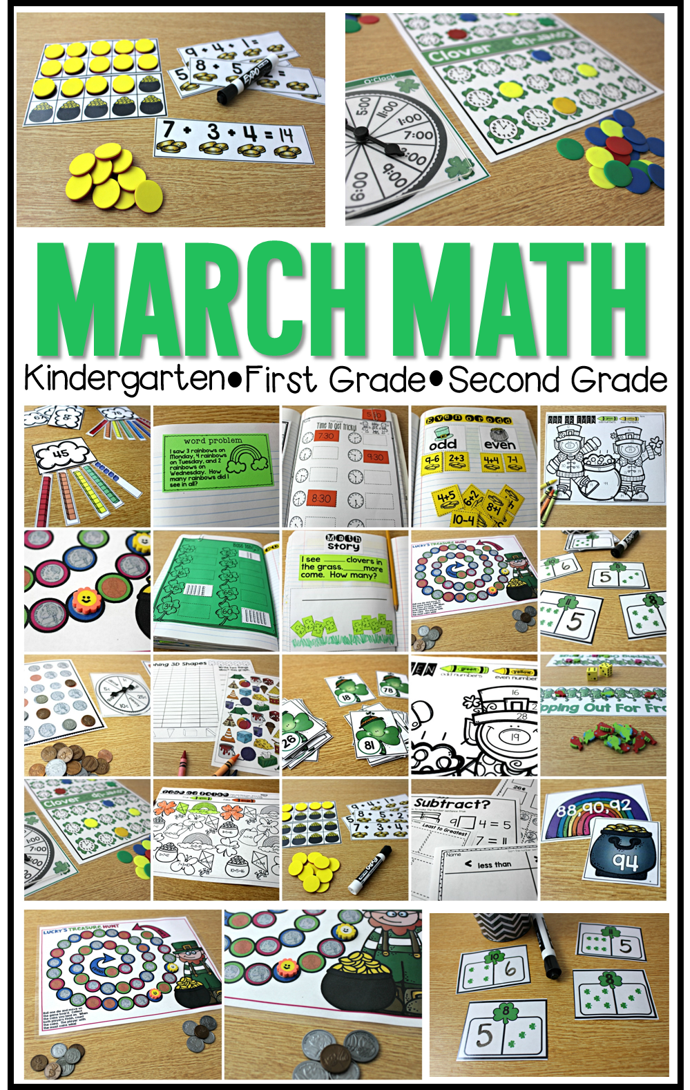 March Math Centers and More! - Tunstall's Teaching Tidbits