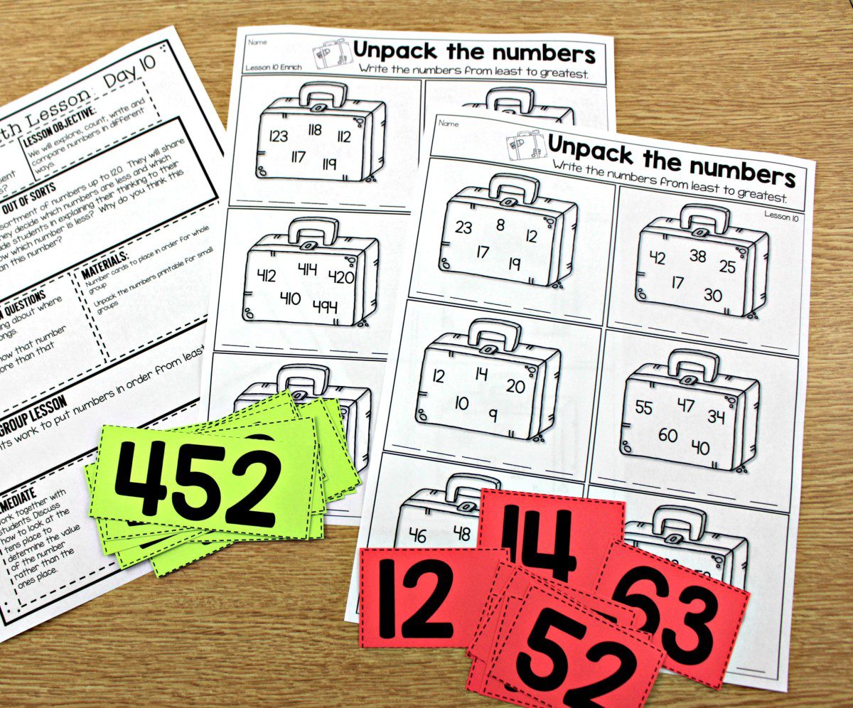 Guided Math- Number Sense to 1200 (and beyond) - Tunstall's Teaching