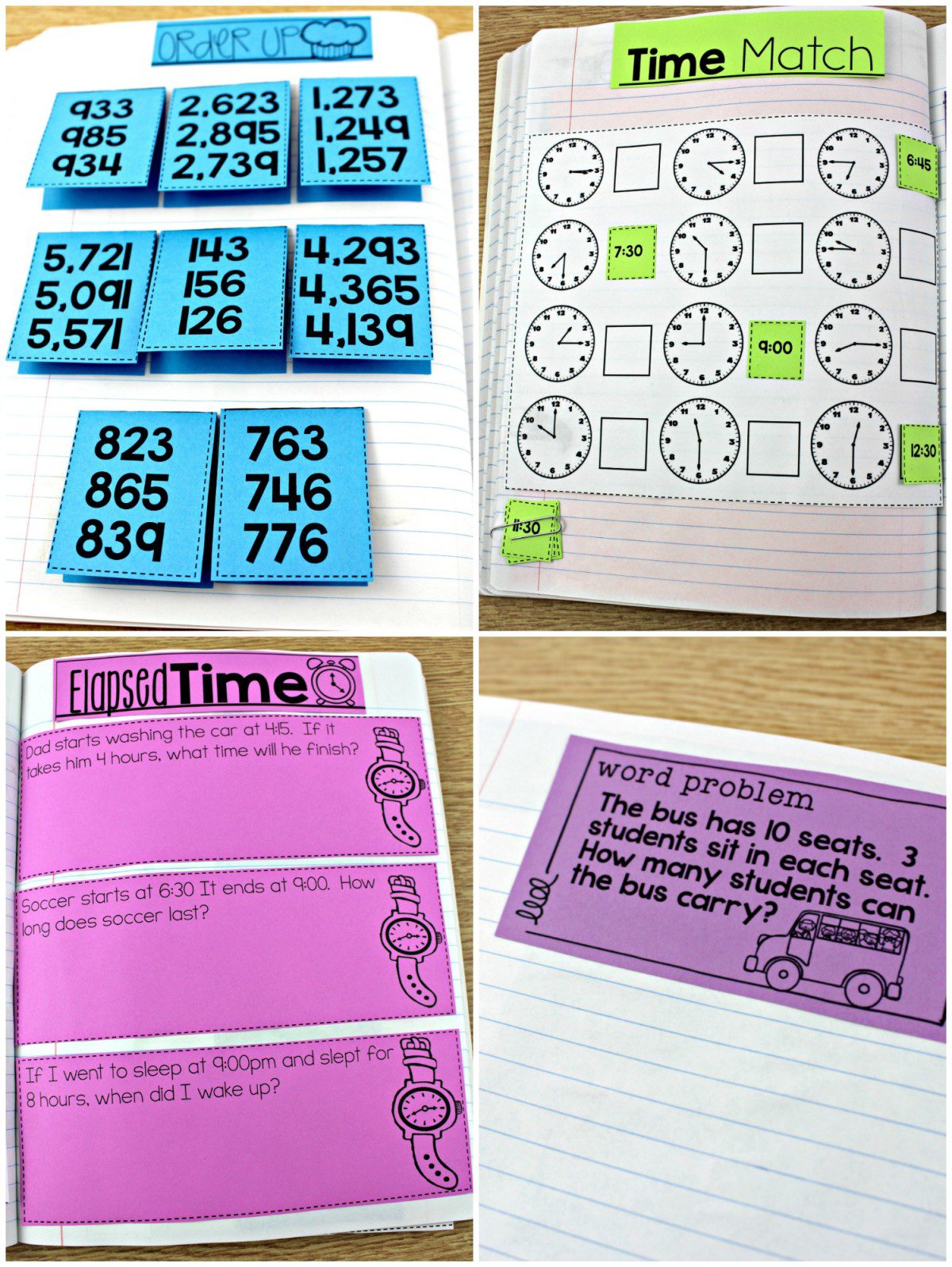 Second Grade Math Journal - Tunstall's Teaching