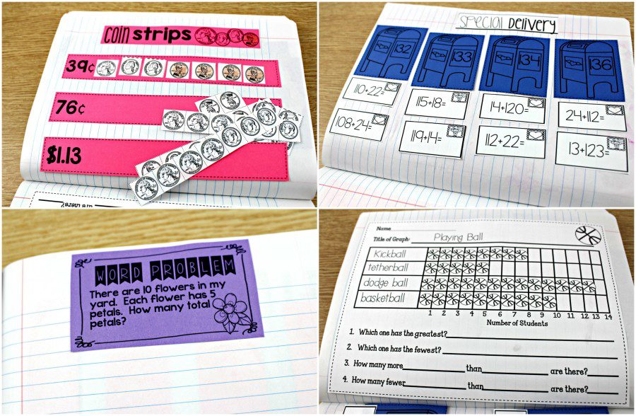 Second Grade Math Journal - Tunstall's Teaching
