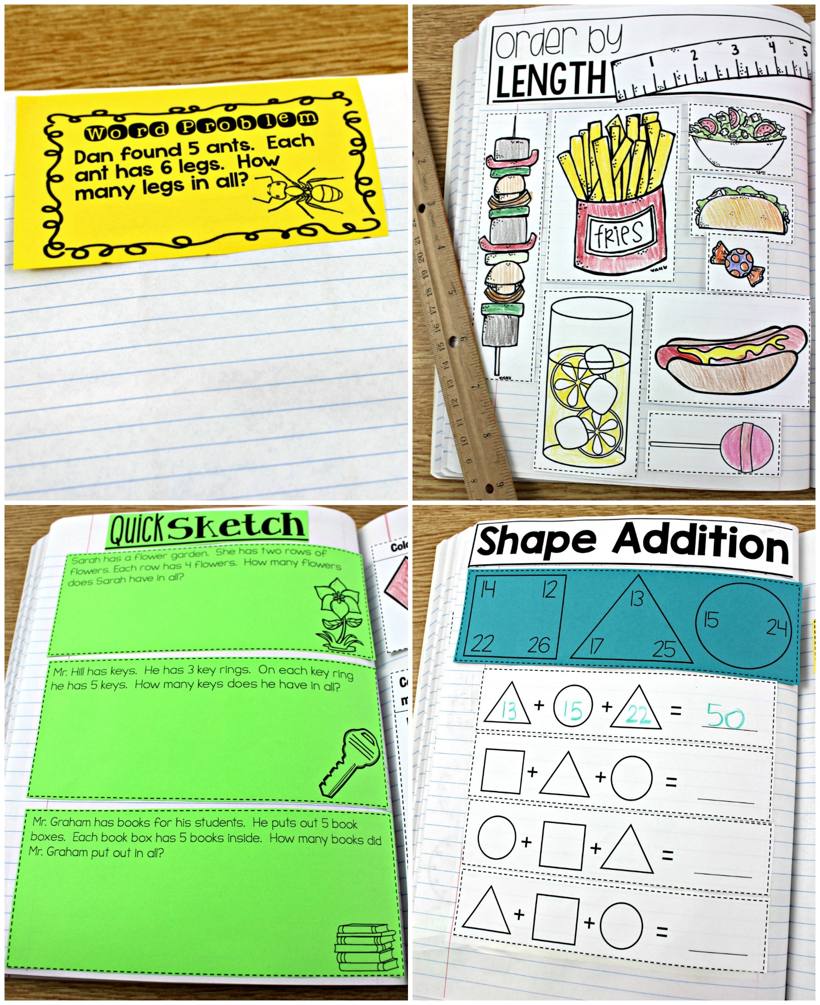 Second Grade Math Journal - Tunstall's Teaching