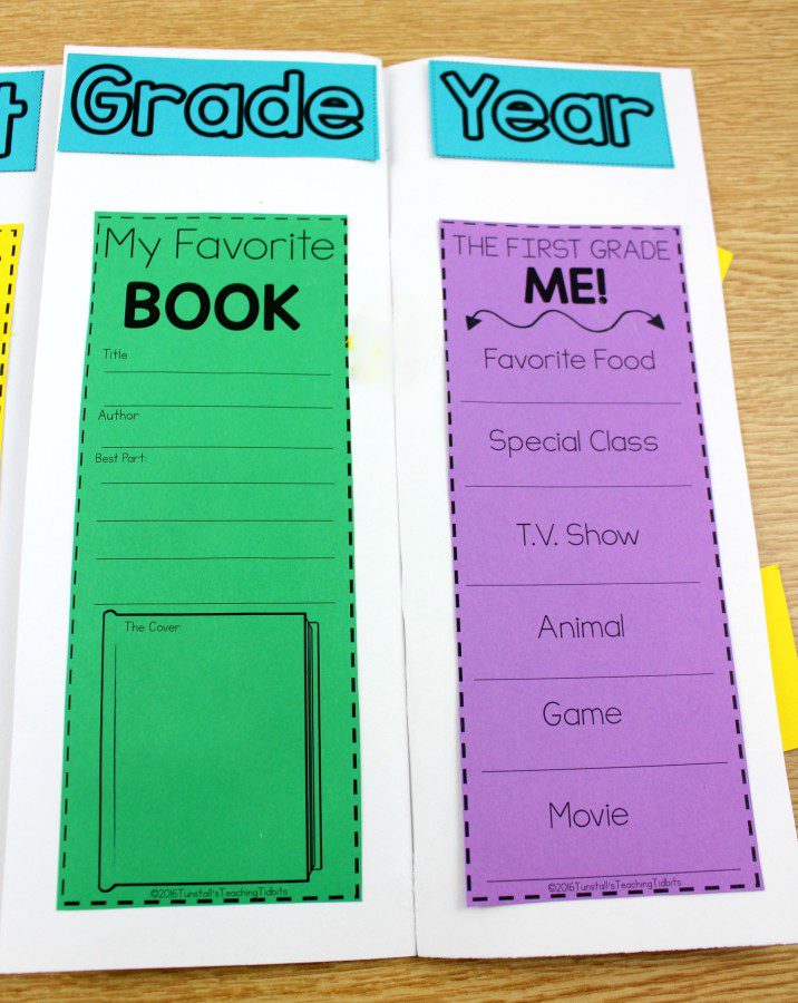 Memory Keepsake Book Freebie - Tunstall's Teaching