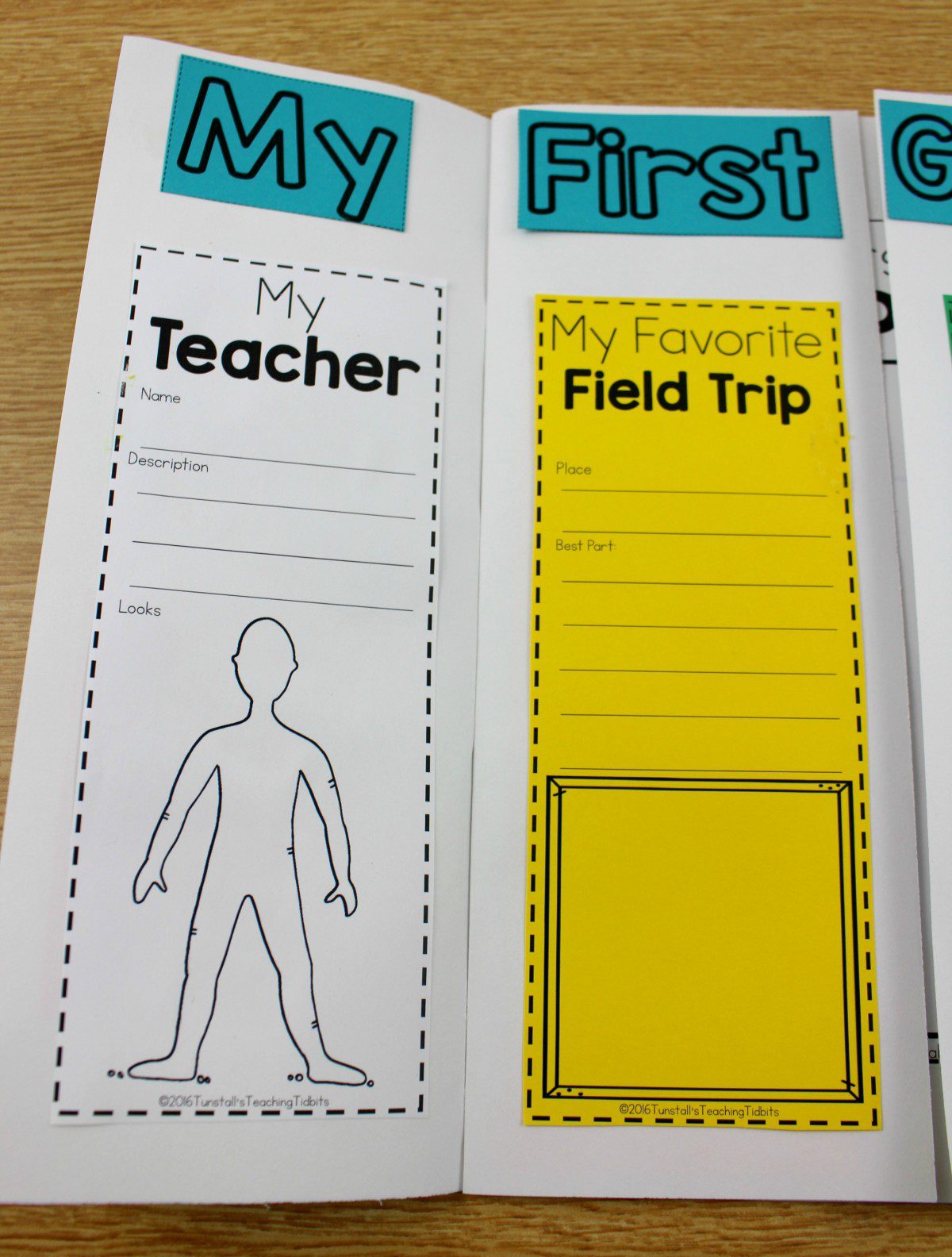 Memory Keepsake Book Freebie - Tunstall's Teaching