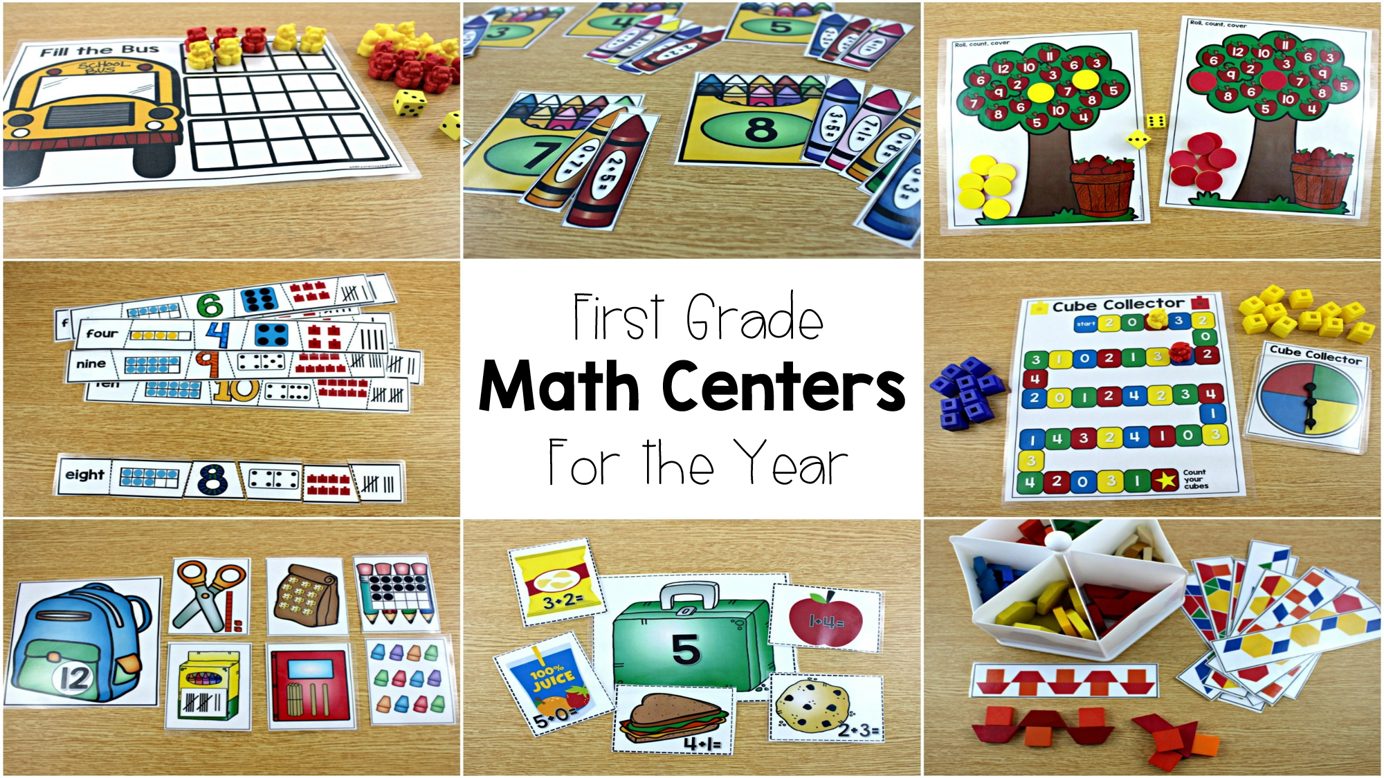 Math Centers For First Grade Tunstall s Teaching Tidbits