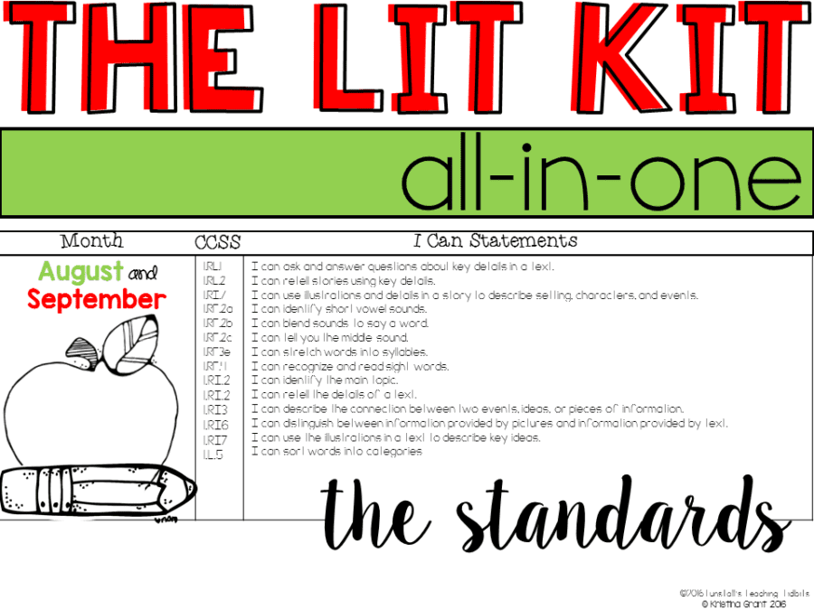 The Lit Kit - Tunstall's Teaching