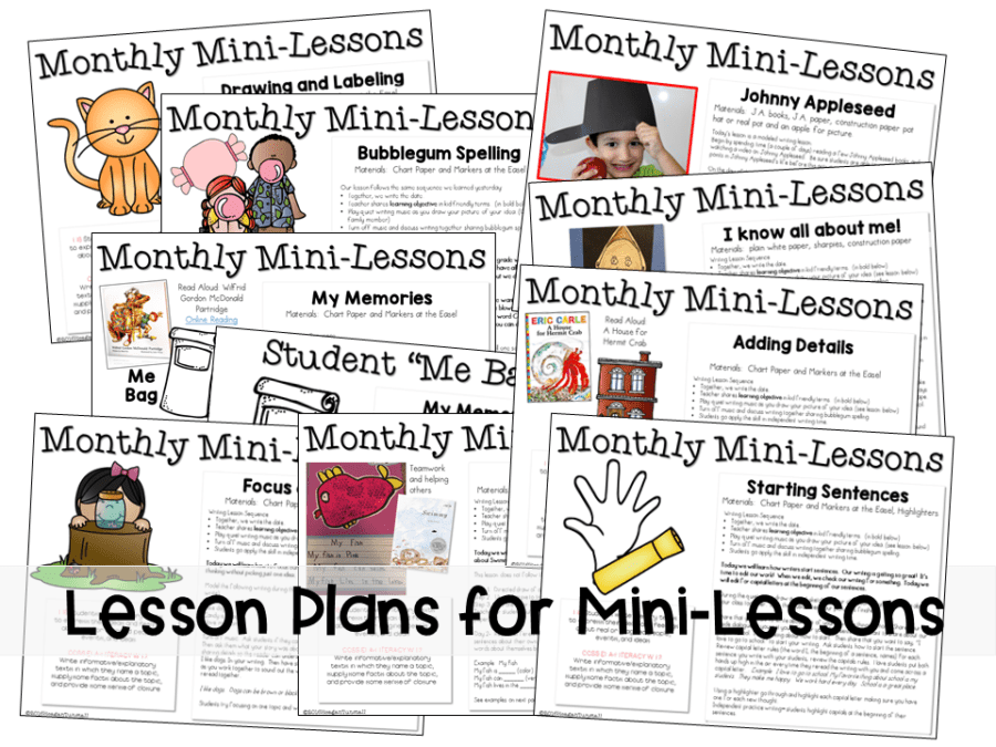 Writing Mini-Lessons - Tunstall's Teaching