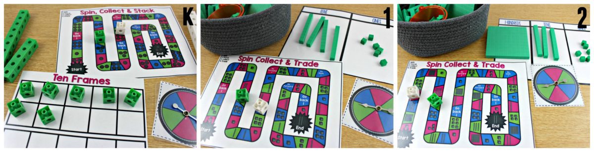October Math Centers K, 1, and 2 - Tunstall's Teaching