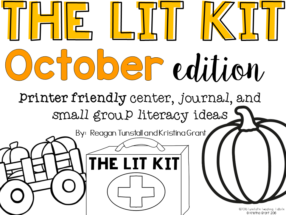 The October Lit Kit - Tunstall's Teaching