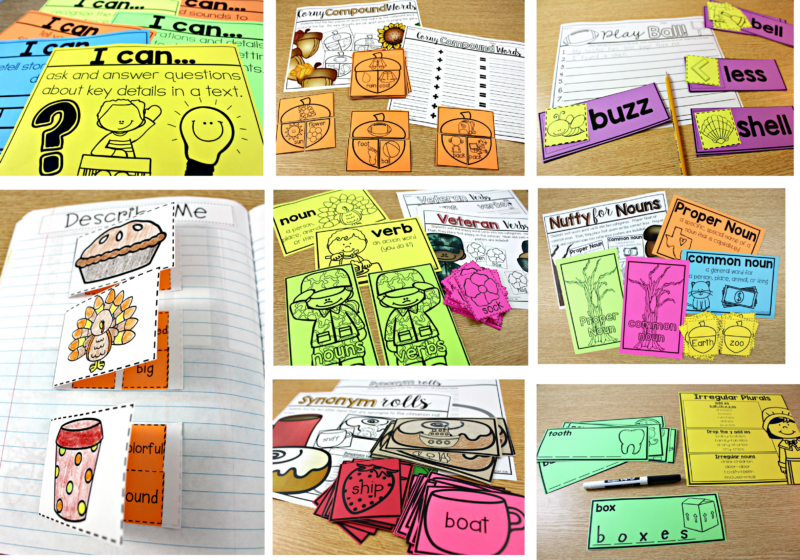 The November Lit Kit for First & Kinder! - Tunstall's Teaching