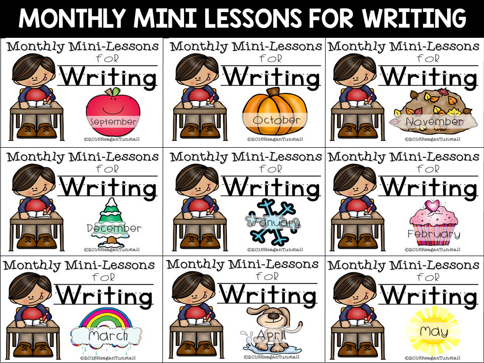 November Writing Mini-Lessons - Tunstall's Teaching