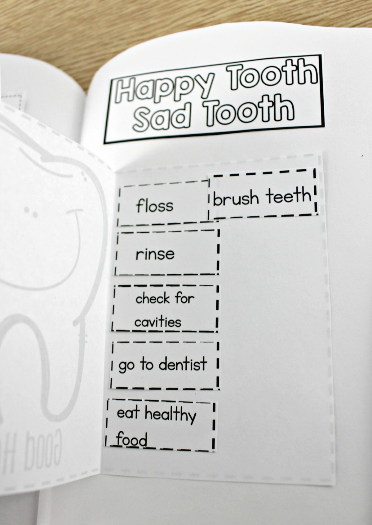 Dental Health Tooth Book - Tunstall's Teaching