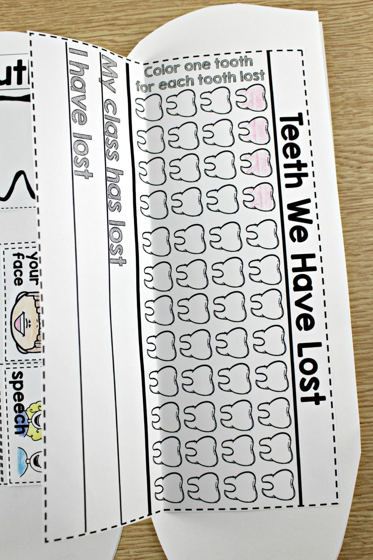 Dental Health Tooth Book - Tunstall's Teaching