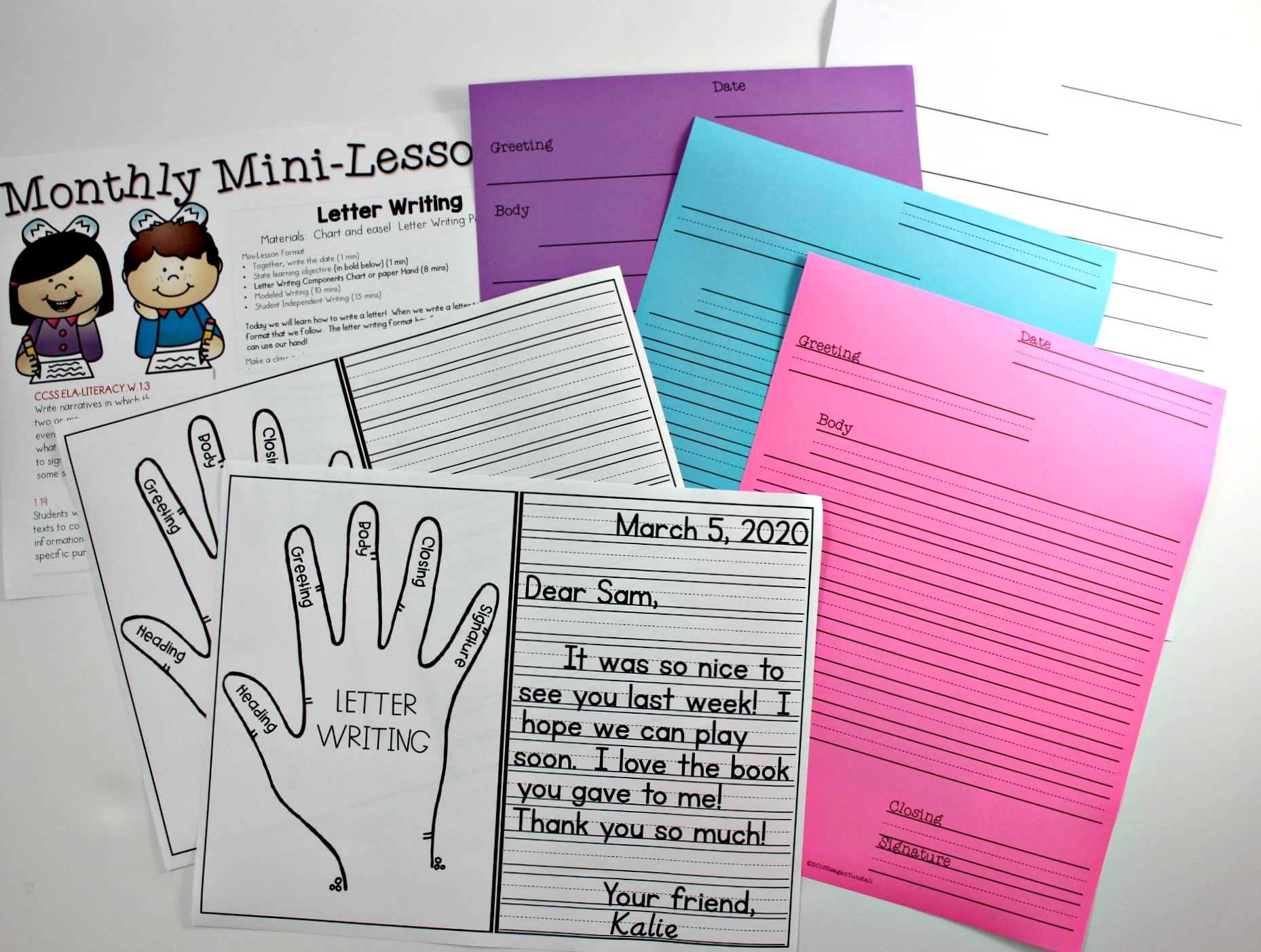 February Writing Mini-Lessons - Tunstall's Teaching