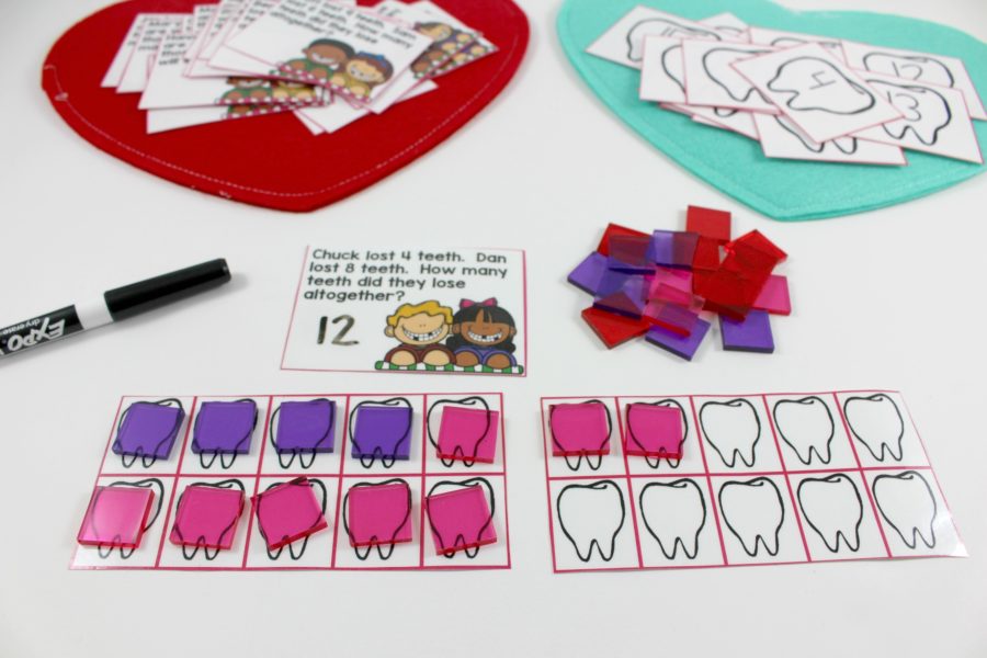 February Math Centers K,1, & 2 - Tunstall's Teaching