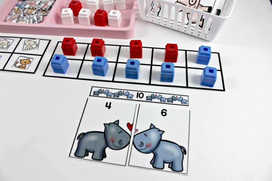 February Math Centers K,1, & 2 - Tunstall's Teaching