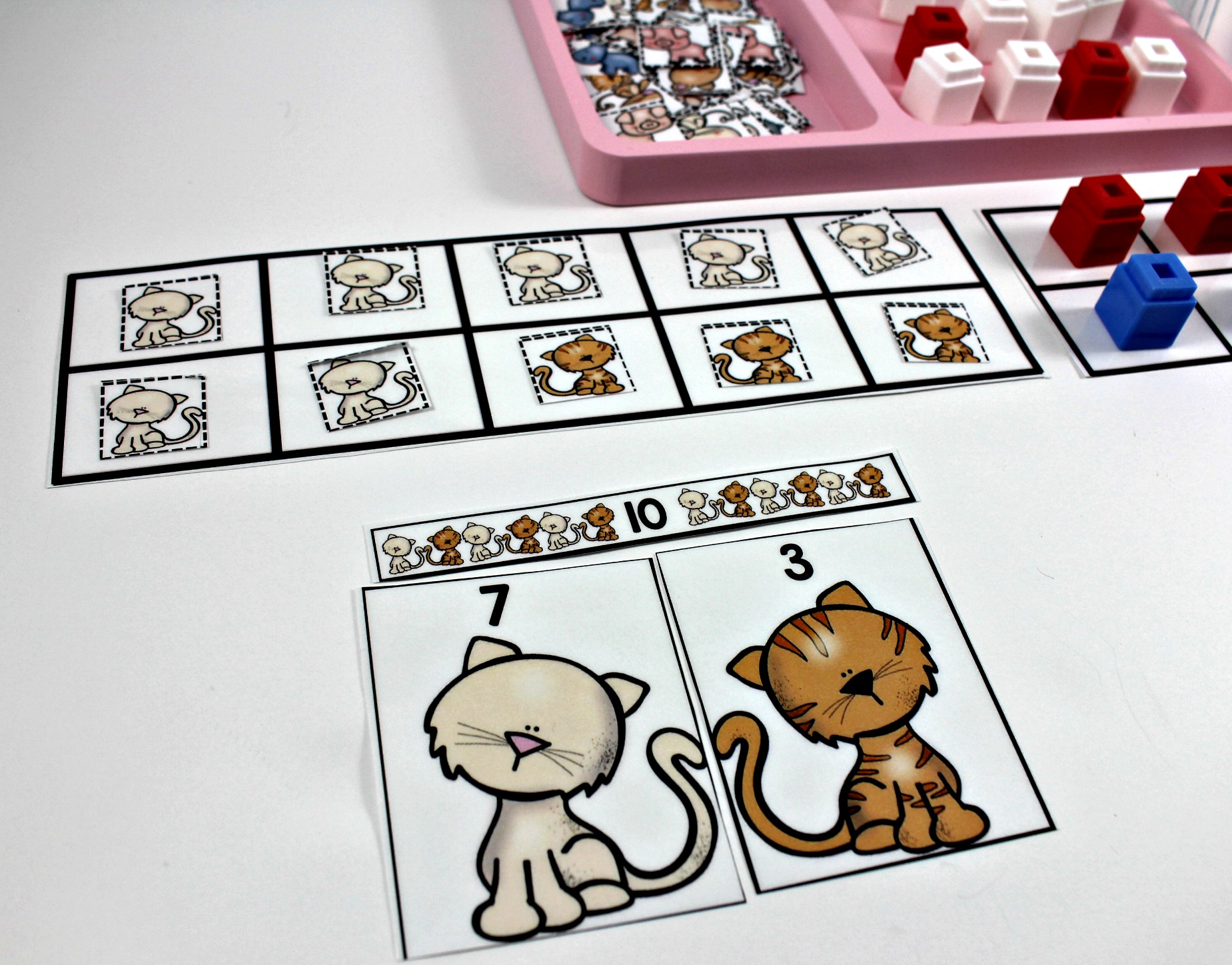 February Math Centers K,1, & 2 - Tunstall's Teaching