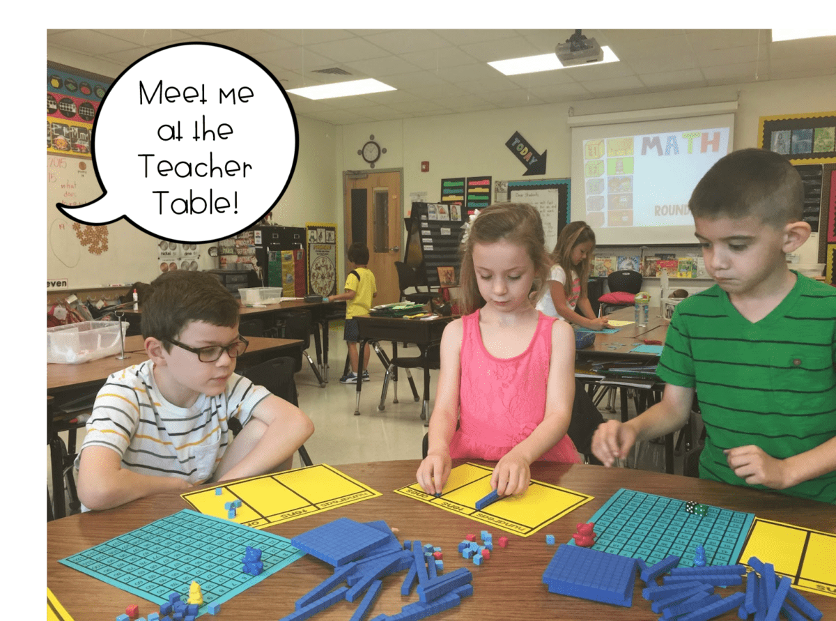 Meet Me At The Teacher Table! - Tunstall's Teaching