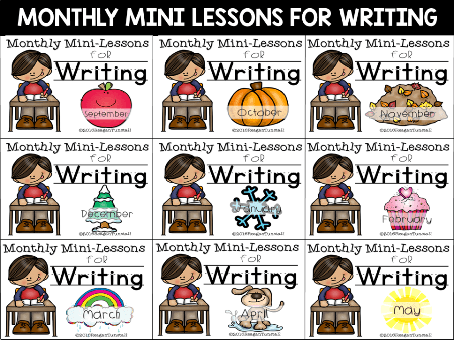 February Writing Mini-Lessons - Tunstall's Teaching
