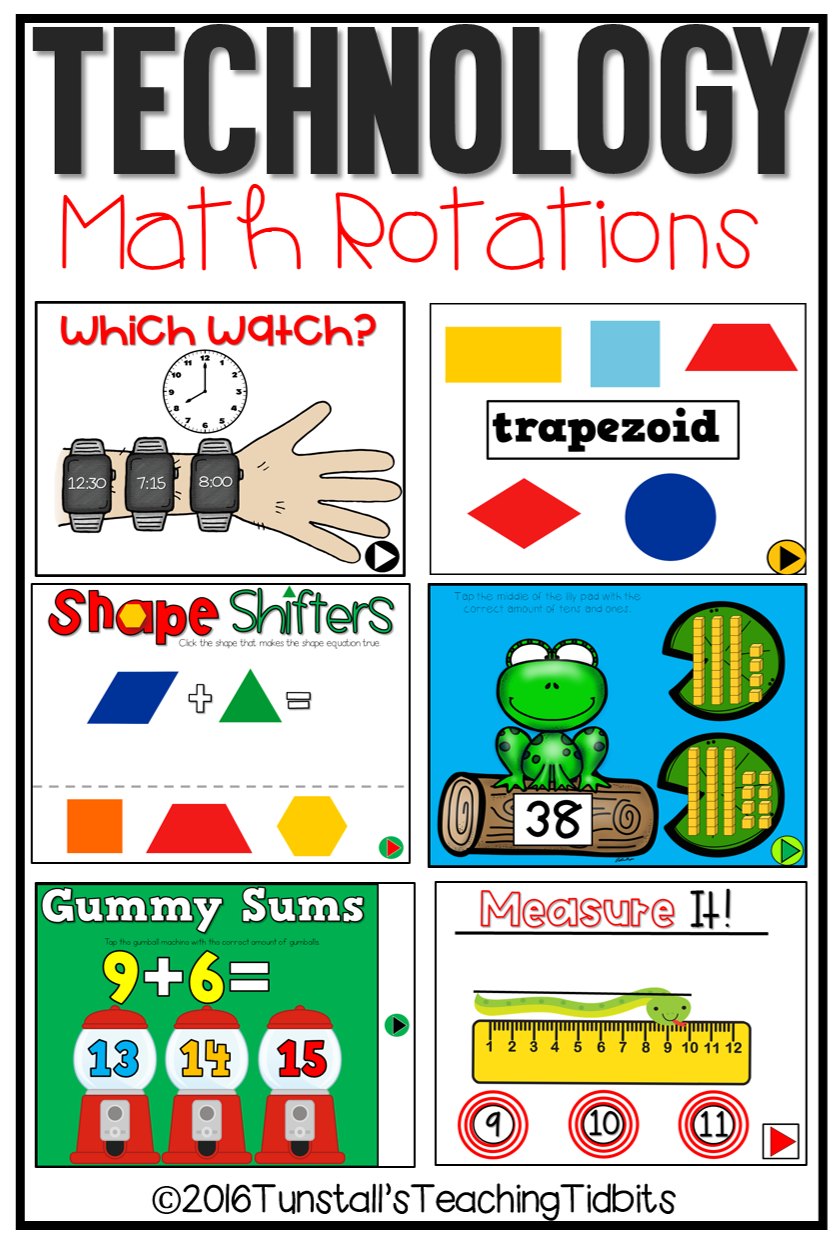 Math Games for Technology - Tunstall's Teaching