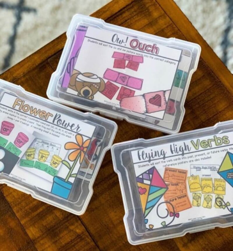 Easy April Literacy Centers for Hands-On Practice - Tunstall's Teaching