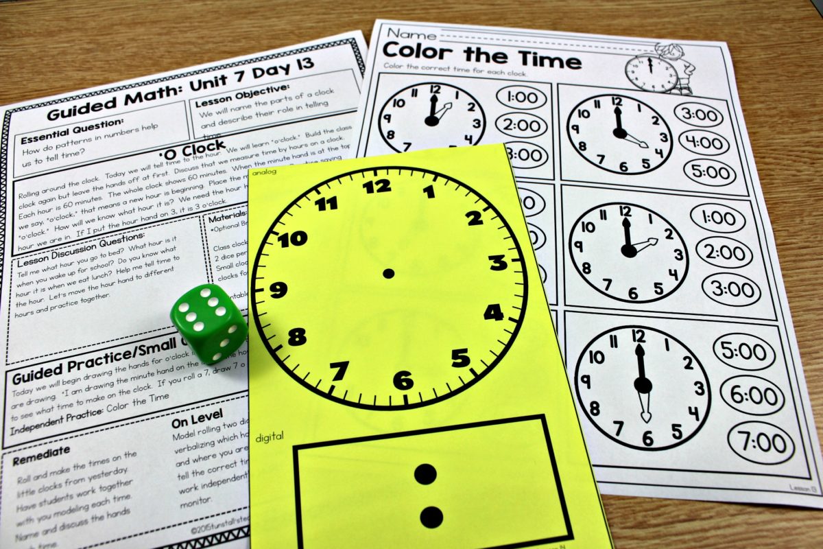 All About Teaching Time - Tunstall's Teaching