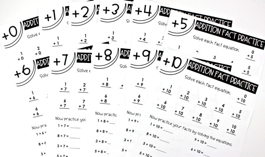 Math Fact Fluency - Tunstall's Teaching