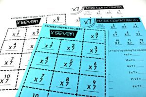 Math Fact Fluency - Tunstall's Teaching