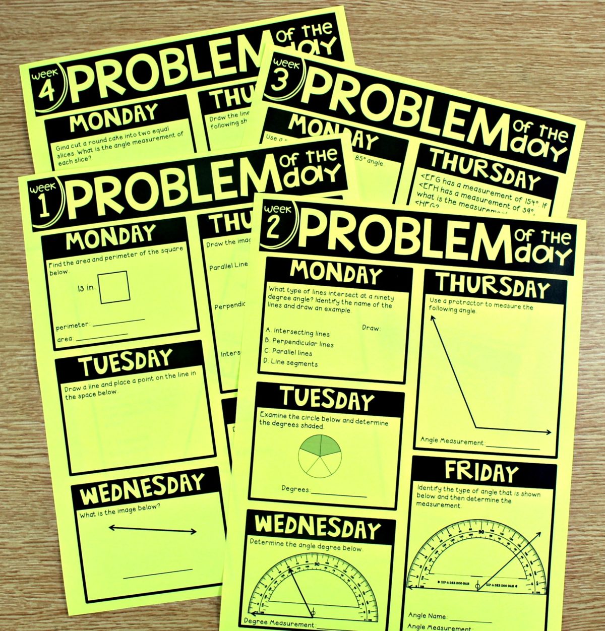 4th Grade Guided Math Geometry - Tunstall's Teaching