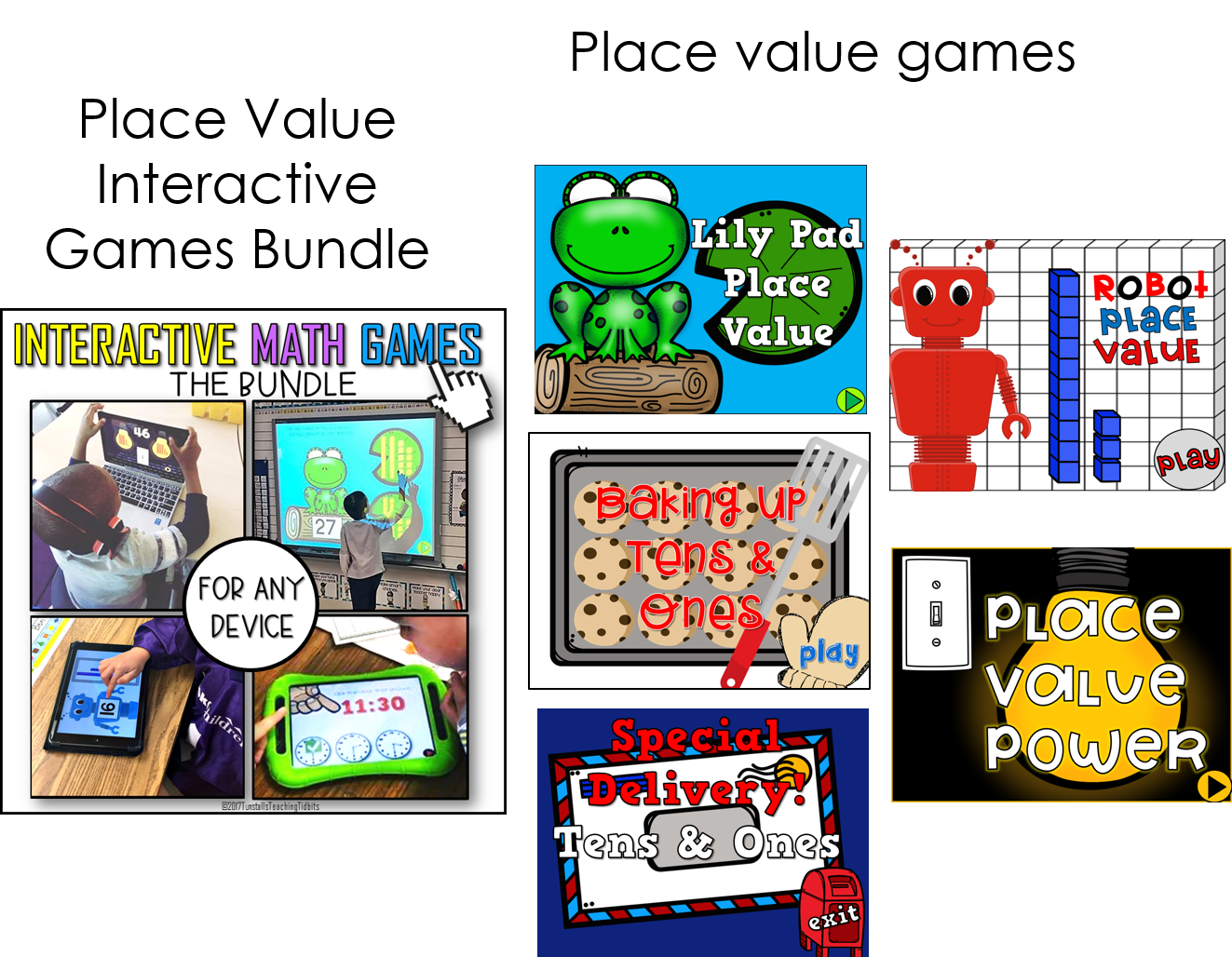 Place Value Lessons and Workstations - Tunstall's Teaching