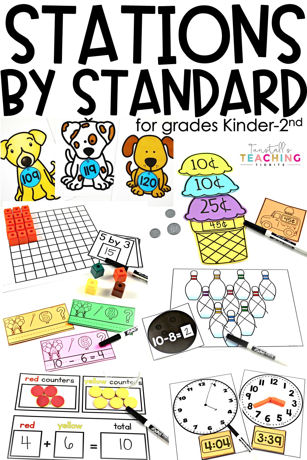 Math Stations by Standard - Tunstall's Teaching
