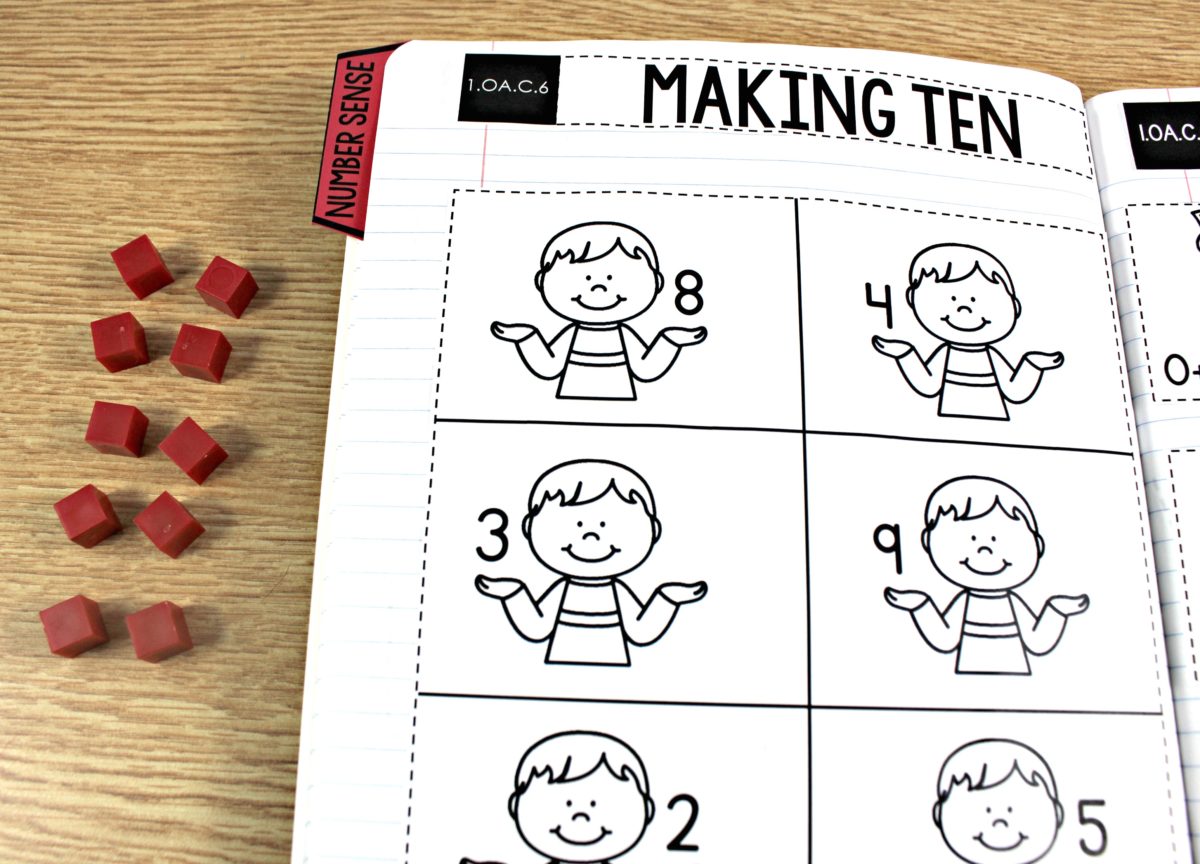 Color-Coded Learning: Numbers Notebook - Tunstall's Teaching