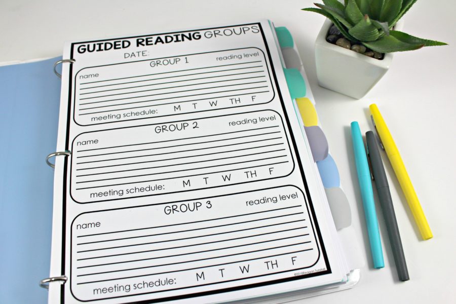 Guided Reading Teacher Binder - Tunstall's Teaching