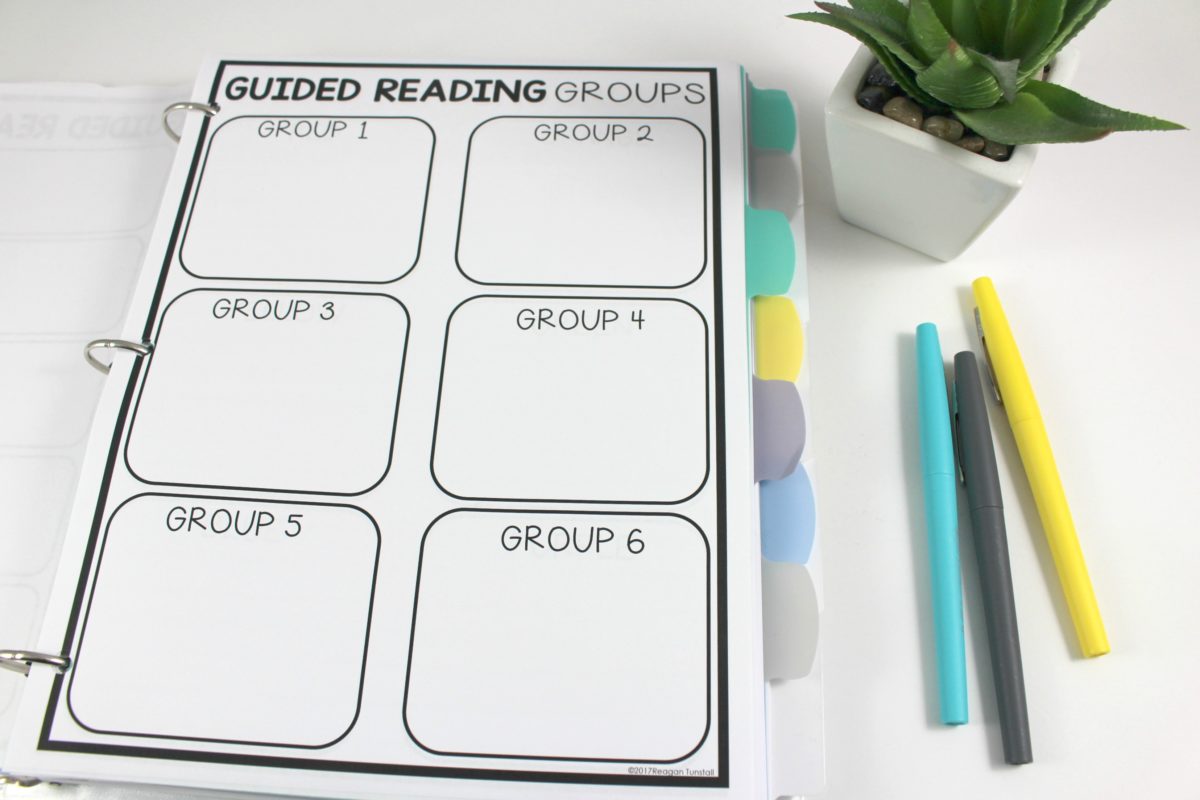 Guided Reading Teacher Binder - Tunstall's Teaching