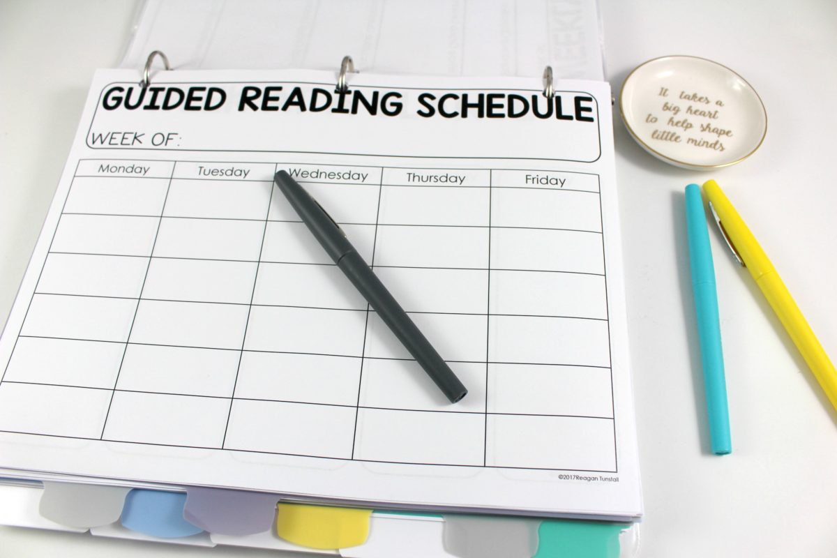 Guided Reading Teacher Binder - Tunstall's Teaching