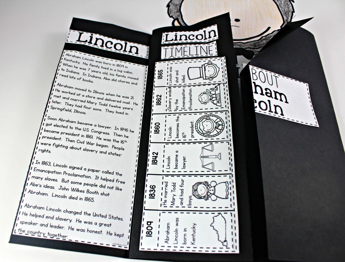 Presidents George Washington and Abraham Lincoln