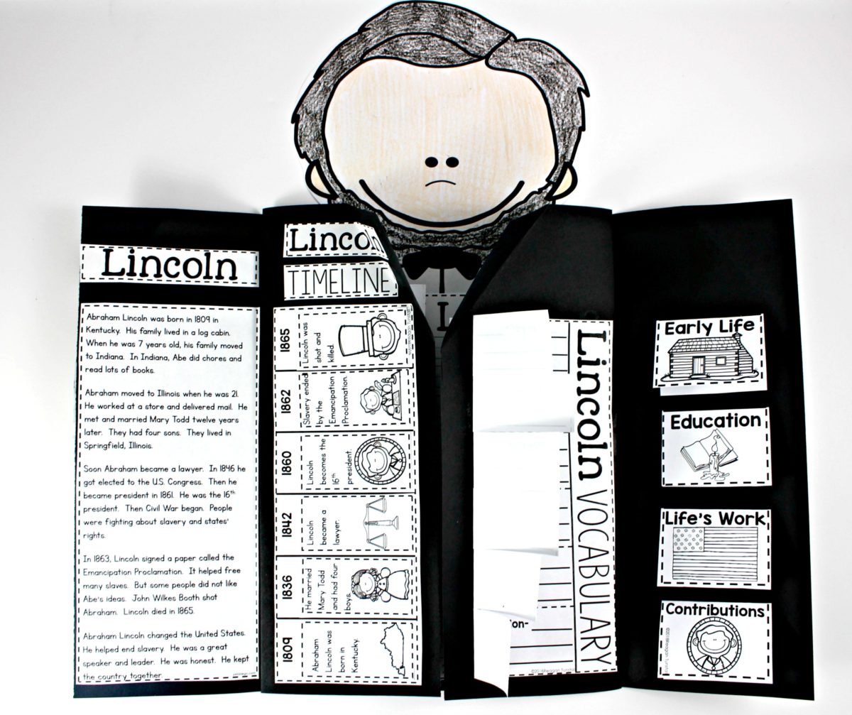 Presidents George Washington and Abraham Lincoln