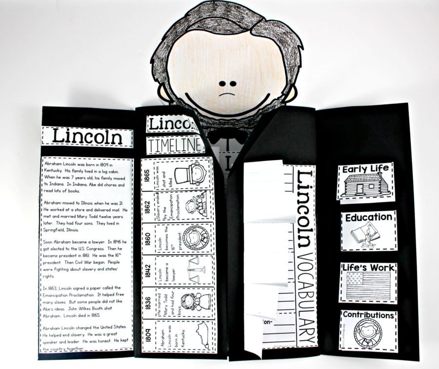 Presidents George Washington and Abraham Lincoln