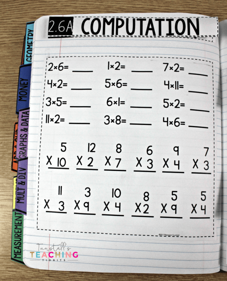 The Benefits of Numbers Notebook - Tunstall's Teaching