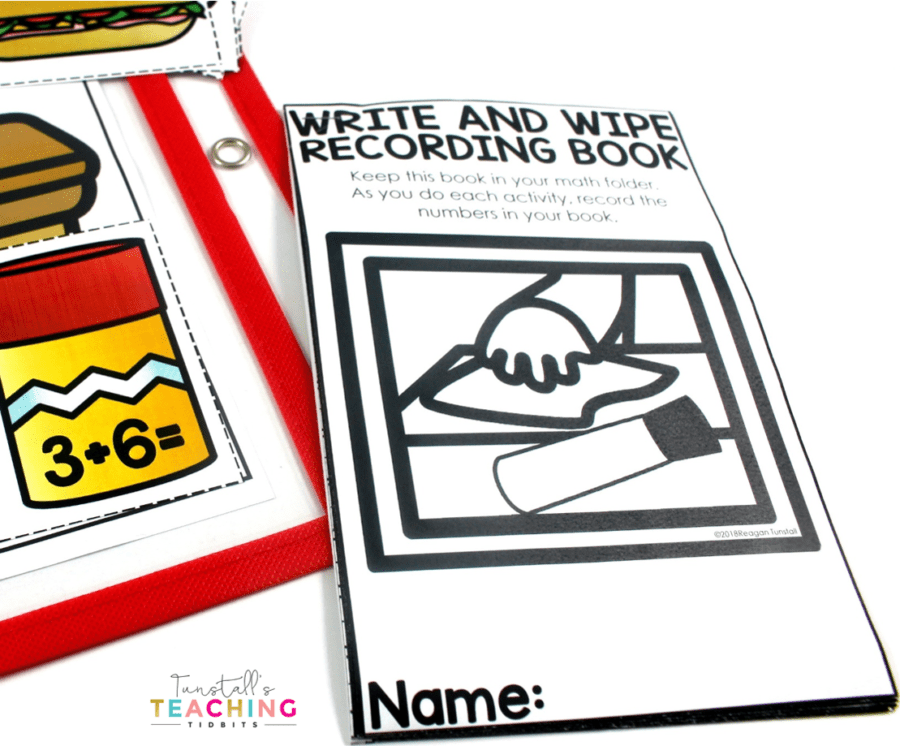 Write and Wipe Math Centers - Tunstall's Teaching