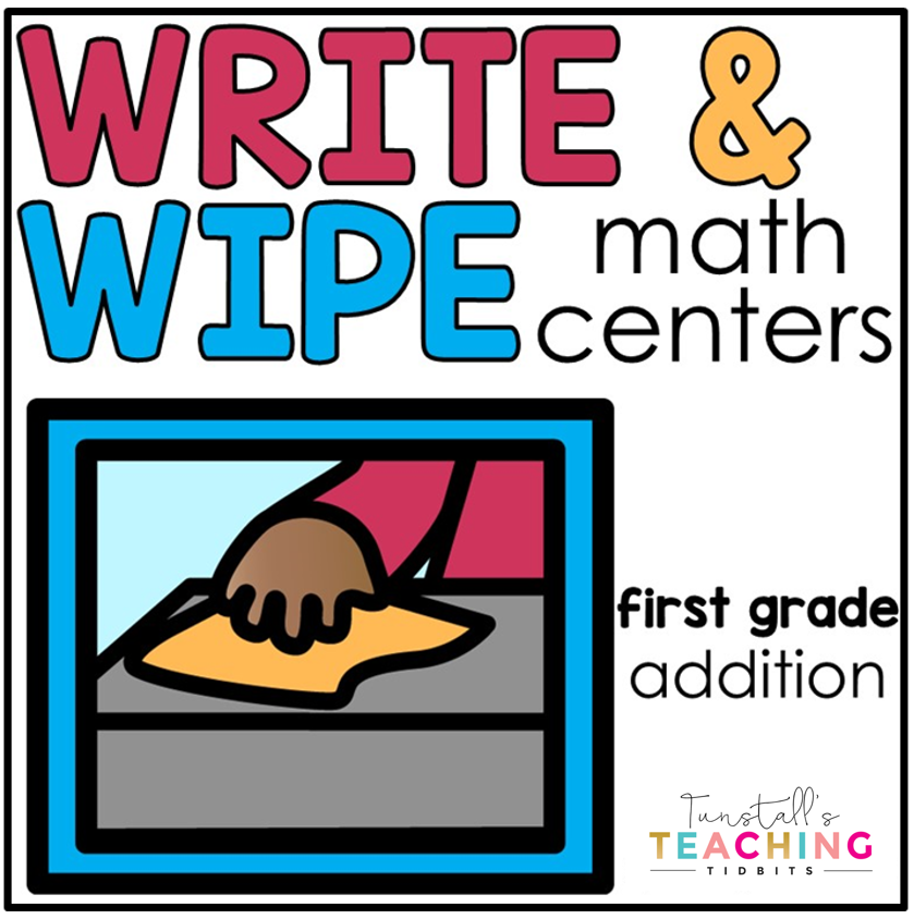 Write and Wipe Math Centers - Tunstall's Teaching