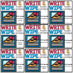 Write and Wipe Math Centers - Tunstall's Teaching