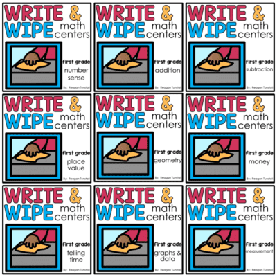 Write and Wipe Math Centers - Tunstall's Teaching