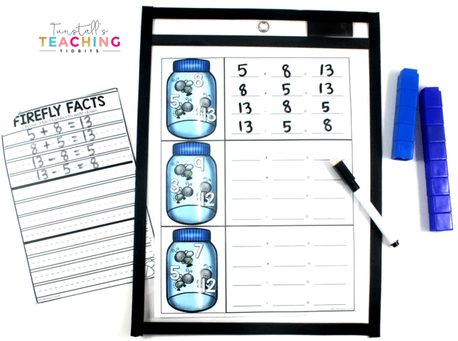 Write and Wipe Math Centers - Tunstall's Teaching