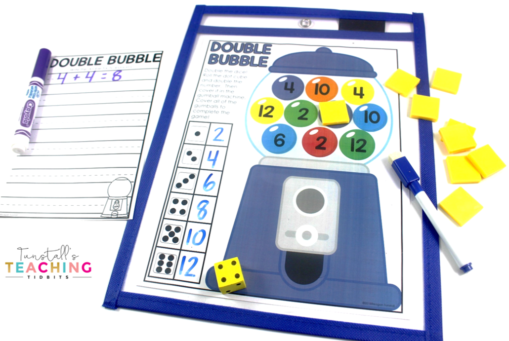 Write and Wipe Math Centers - Tunstall's Teaching