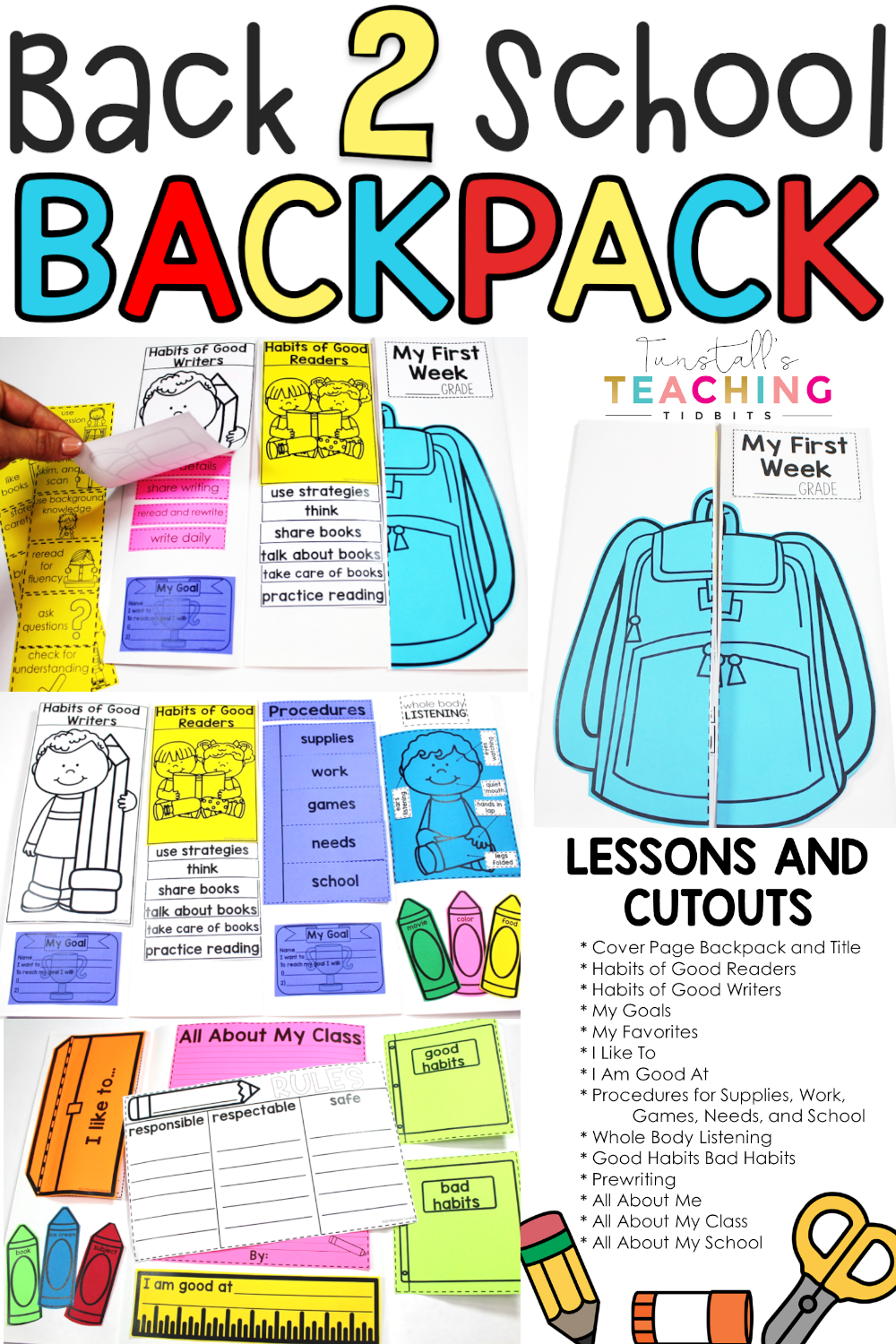 First Week Favorites for Back to School Time - Tunstall's Teaching